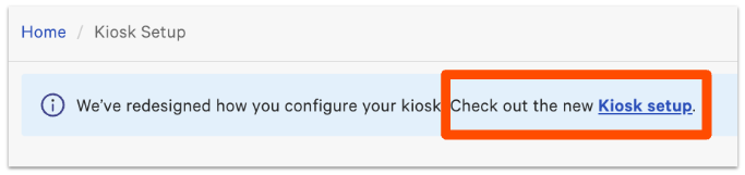 Set Up Your Kiosk