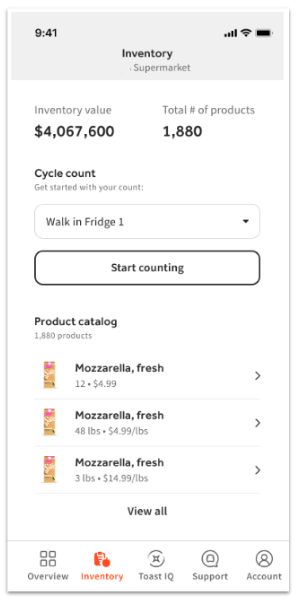 Toast Retail: Manage Your Inventory